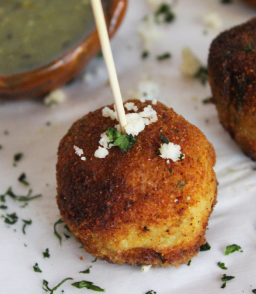 CHEESE TAMALE BALLS – Del Real Foods
